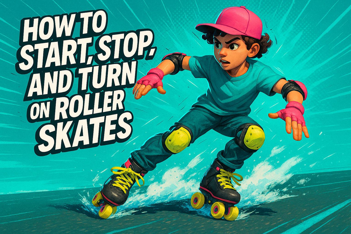 How to Start, Stop, and Turn on Roller Skates (Beginner-Friendly Guide
