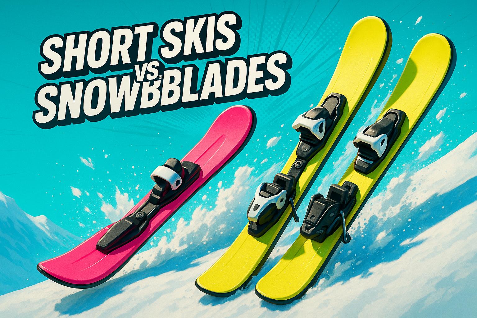 Short Skis vs. Snowblades: Why More Skiers Are Switching to Shorter Ge