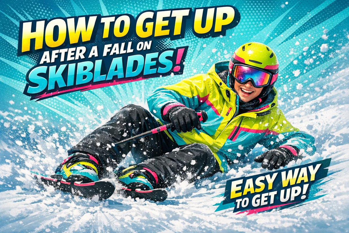 How to Get Up After a Fall on Skiblades (The Easiest Way)
