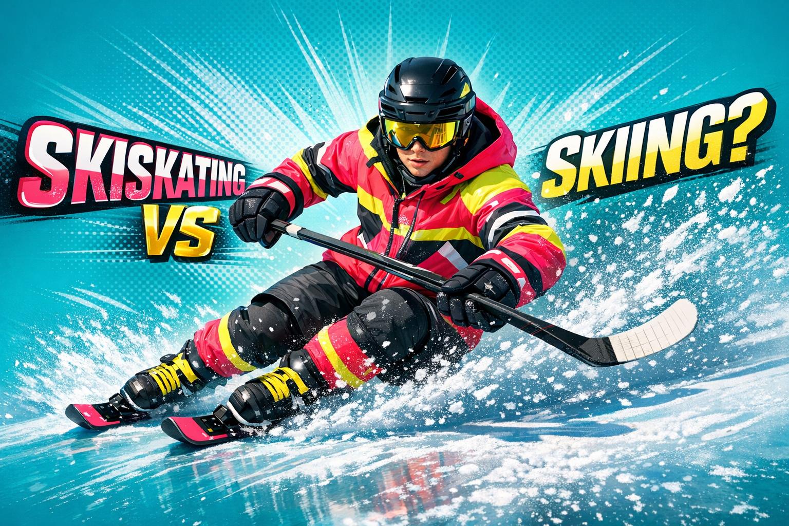 Skiskating vs skidåkning för hockeyspelare 2026