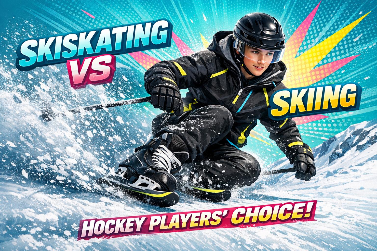 Skiskating vs Skiing: Why Hockey Players Prefer Skiskates Over Skis