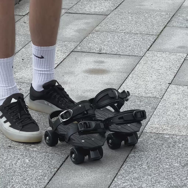 Wearable Skates | Roller Blades | Skate on Shoes | Wheelfeet | Non-ele