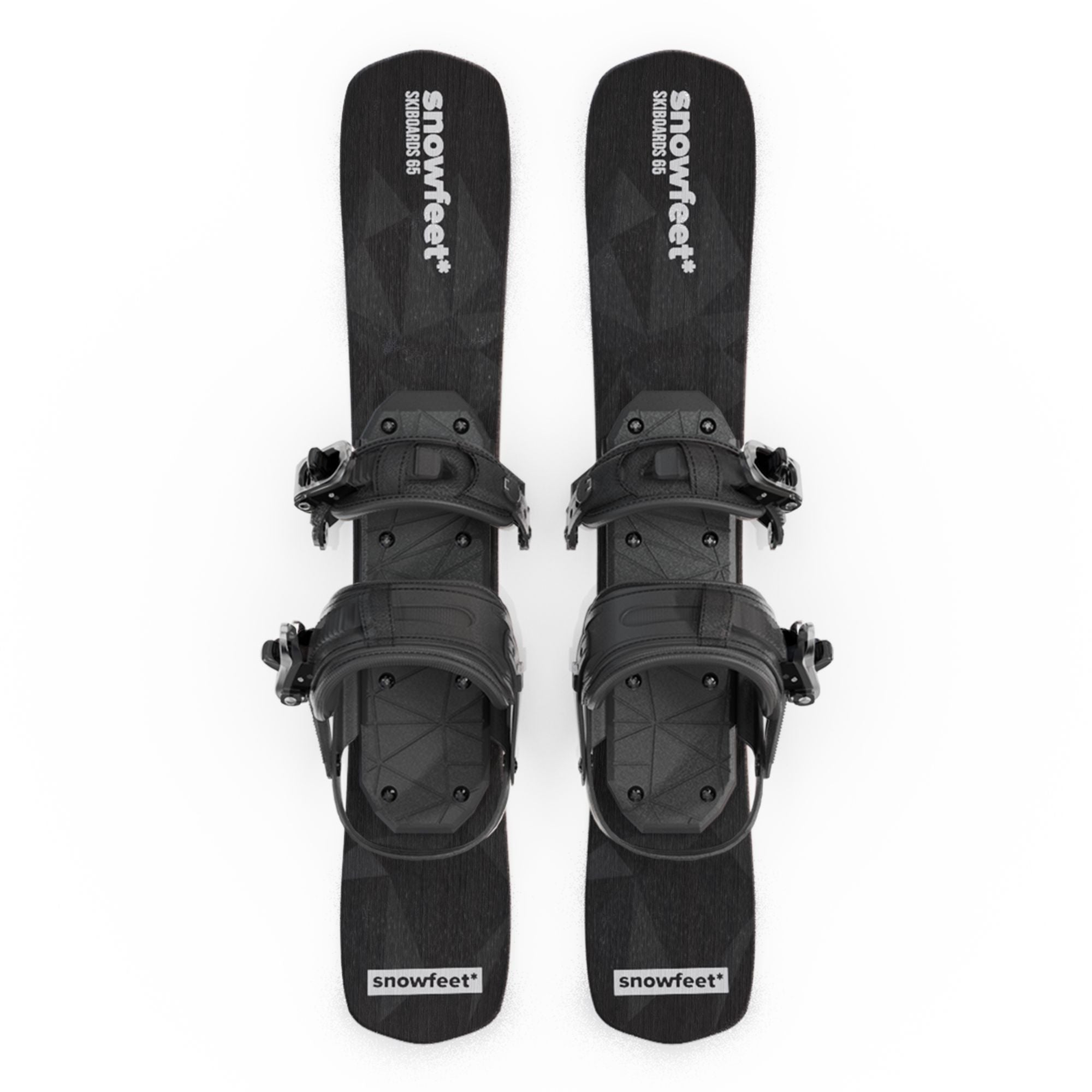 Skiboards by Snowfeet* - 65 cm |Skiblades, Snowblades, Short Mini Skis