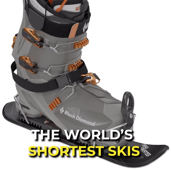 Snowfeet* Skiskates 44 CM | Skates for Ski Slopes | Skiblades Mini Skis